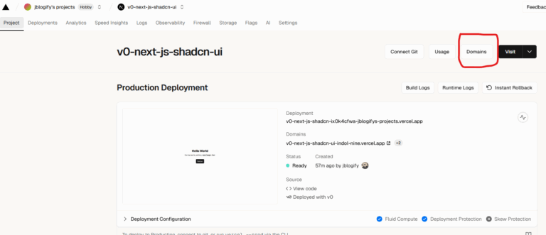 How to Add a Custom Domain on Vercel » BlogiFy